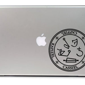 Archangel Cassiel Sigil Vinyl CAR DECAL Angel of Tears, Christian ...