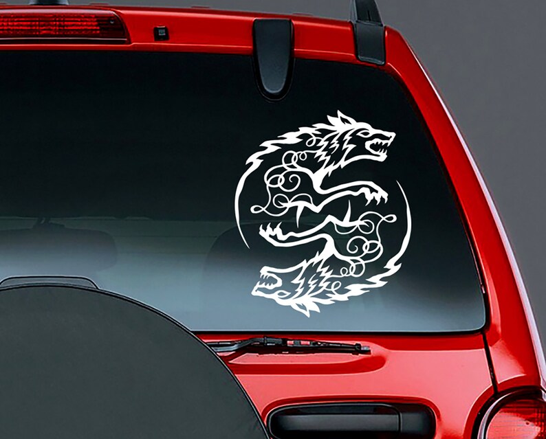 Wolves of Odin Viking Vinyl CAR DECAL Norse Mythology Geri - Etsy UK
