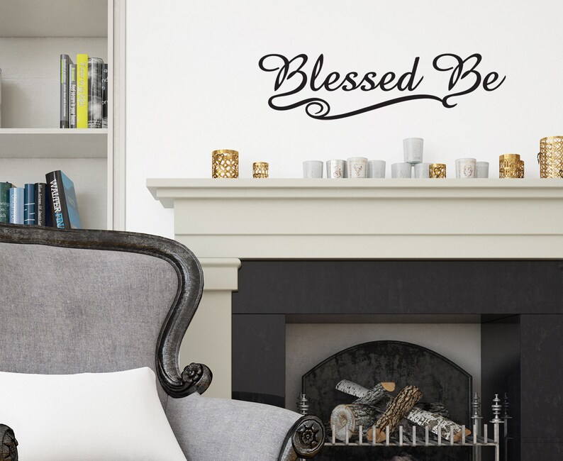 Blessed Be Wall Art Decal, Pagan Wiccan Saying, Witchy Art - Etsy