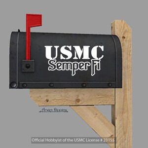 Marines USMC Semper Fi Logo Vinyl Car Decal, US Marine Corps Always ...