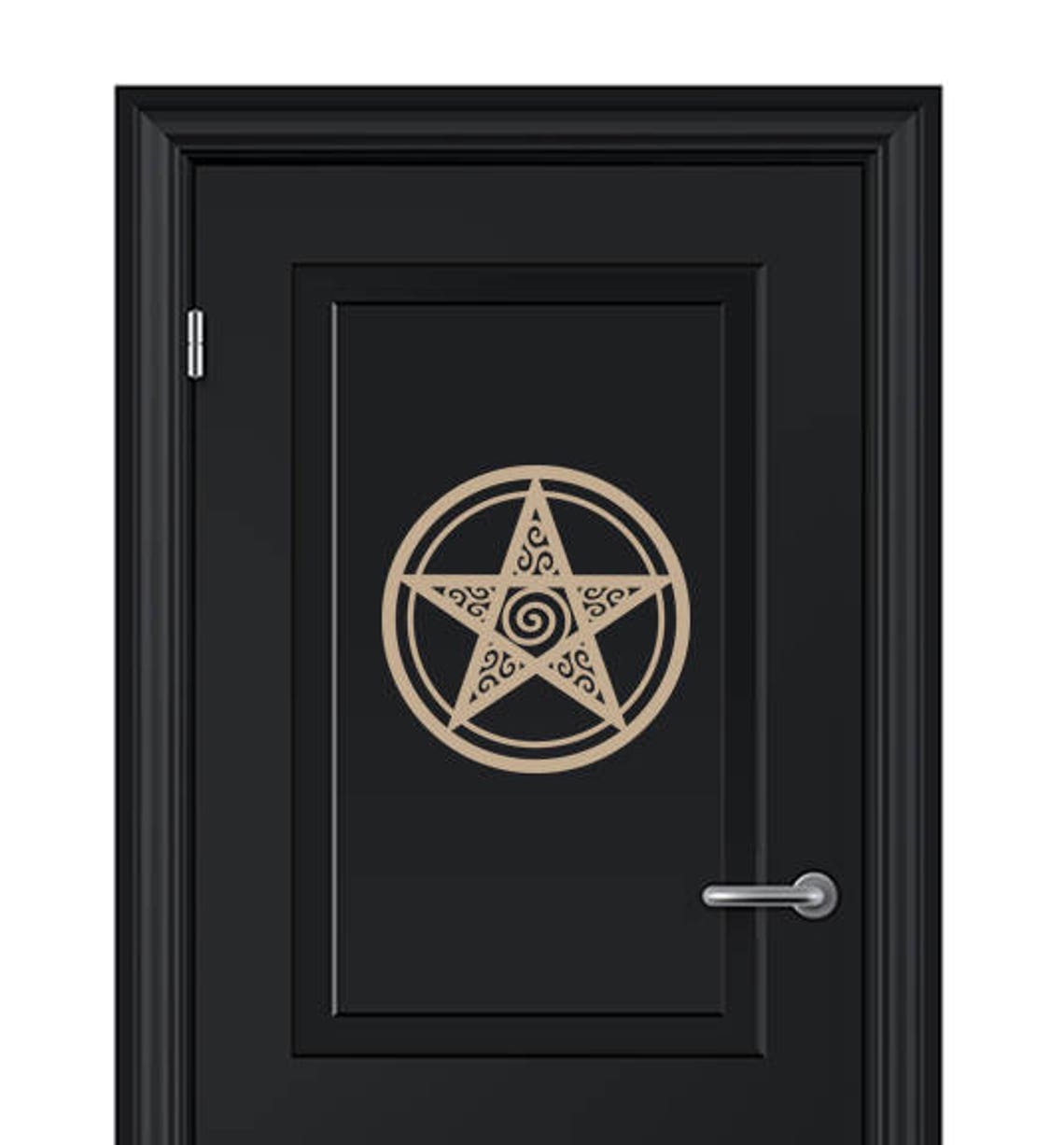 Pentagram Spiral CAR DECAL Wiccan Pagan Pentacle Vinyl Sticker - Etsy
