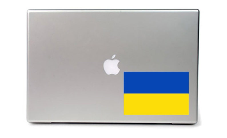 Ukrainian Flag Vinyl CAR DECAL Ukraine Pride Sticker Blue | Etsy