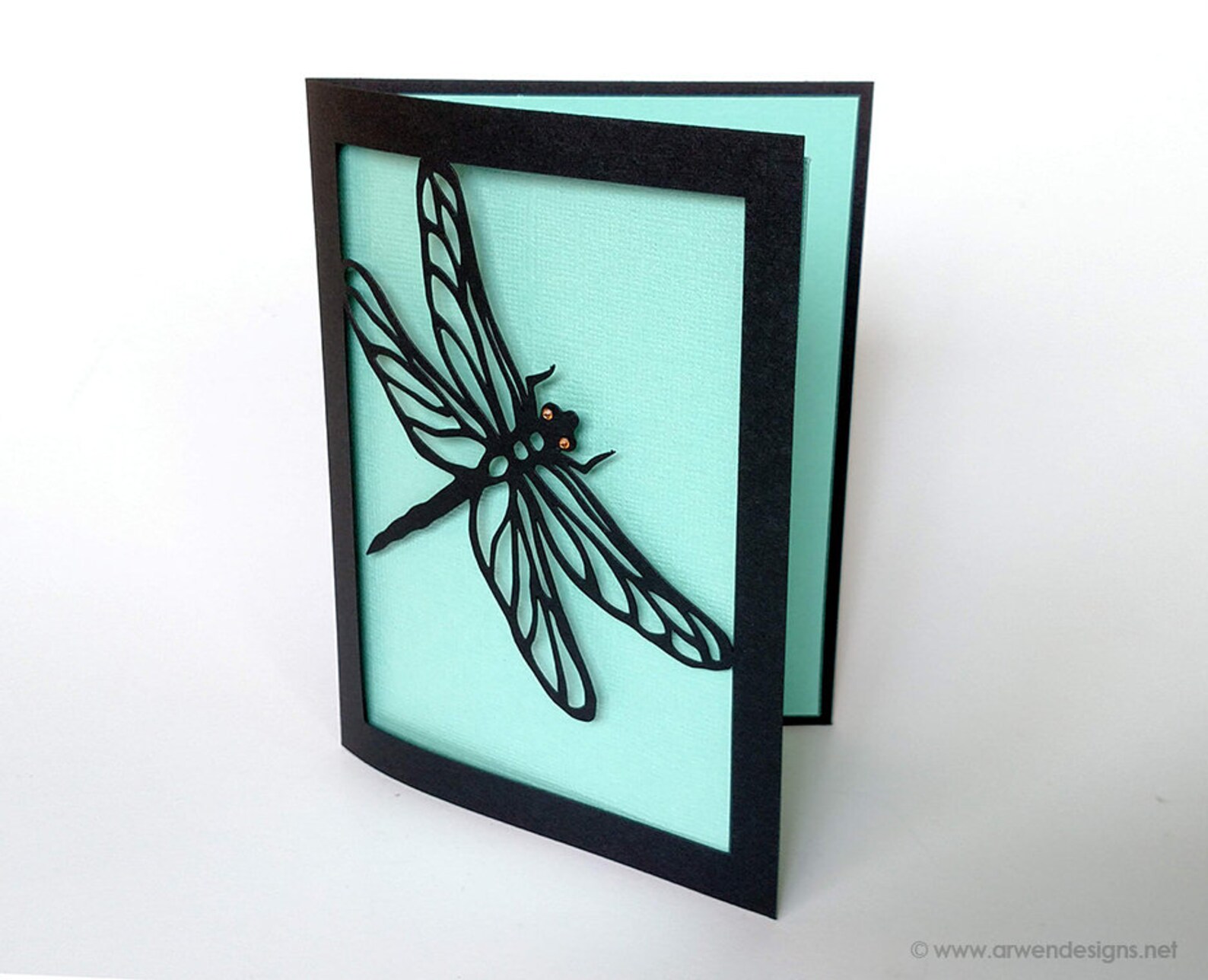 Dragonfly Card Woodland Nature Gift Dragonfly Art - Etsy