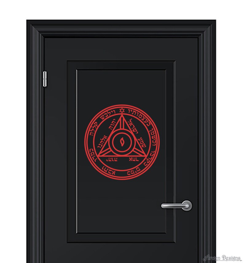 Seal of Solomon Fourth Pentacle of Saturn Vinyl CAR DECAL - Etsy