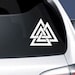 Thor's Hammer Mjolnir Vinyl CAR DECAL, Pagan Asatru Norse Viking ...