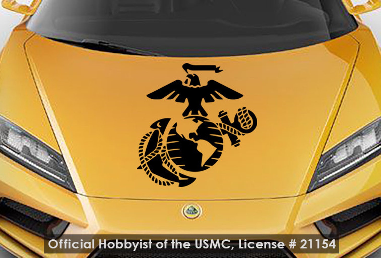 Marines EGA Logo Vinyl Car Decal Eagle Globe Anchor US - Etsy