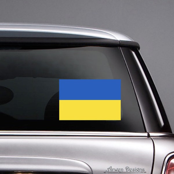 Ukraine Flag Window Stickers - Etsy UK