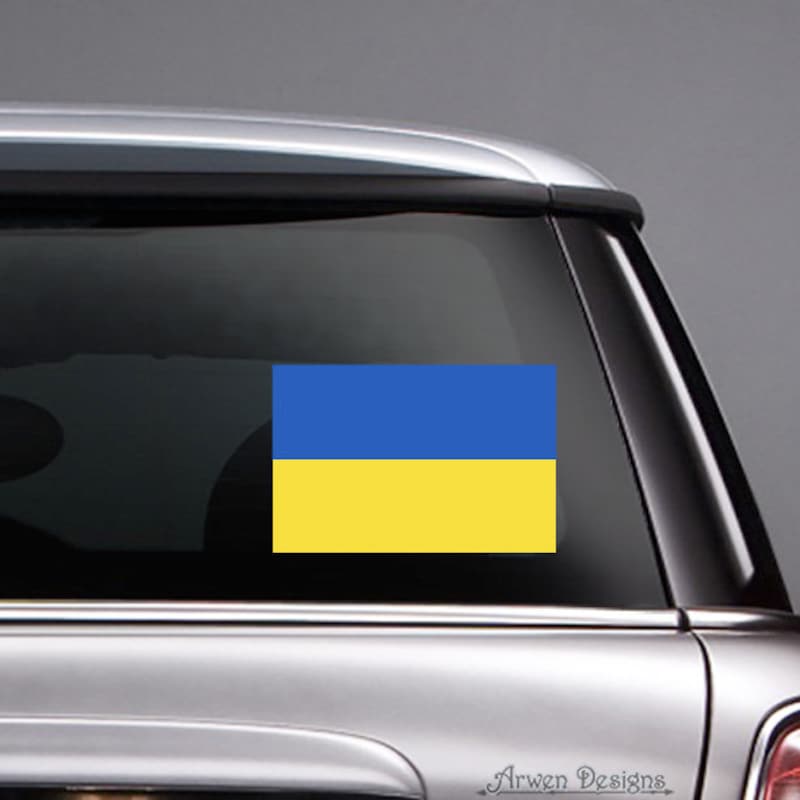 Ukraine Flag Decals - Etsy