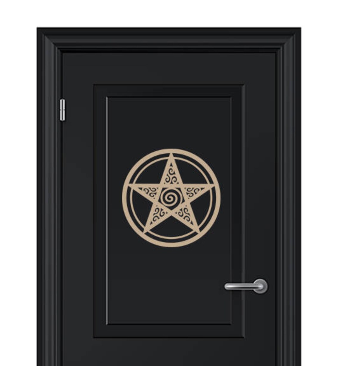 Pentacle Decal, Spiral Pentagram WALL ART, Wiccan Decor, Witch Sticker ...