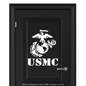 USMC Marines EGA Logo, Vinyl Wall Art, Eagle Globe Anchor, Marine Corps ...