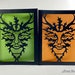 Green Man Card Oak King Solstice Card Pagan Holiday Beltane - Etsy
