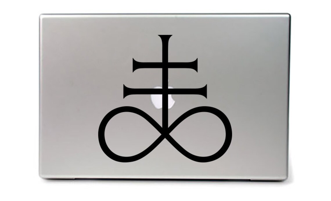 Leviathan Cross Vinyl CAR DECAL Occult Seal of Satan, Luciferianism ...