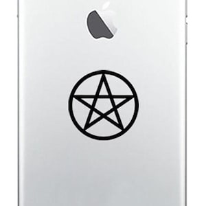 MINI Decals! Set of 5 Pentagram Vinyl CAR DECAL, Pagan Wiccan Sticker ...