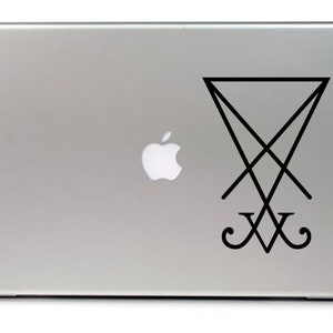 Lucifer Sigil Vinyl CAR DECAL Occult Seal of Satan, Luciferianism - Etsy