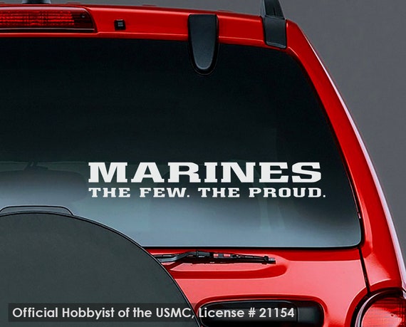 Wall Décor Wall Decals & Murals Marines The Few The Proud Vinyl WALL ...