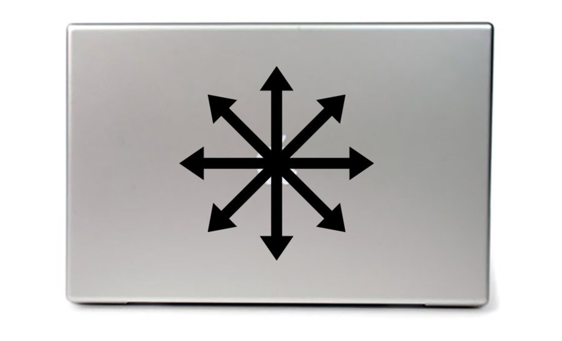 Chaos Symbol Vinyl CAR DECAL Wiccan Occult Pagan, Chaos Magic, Chaos ...