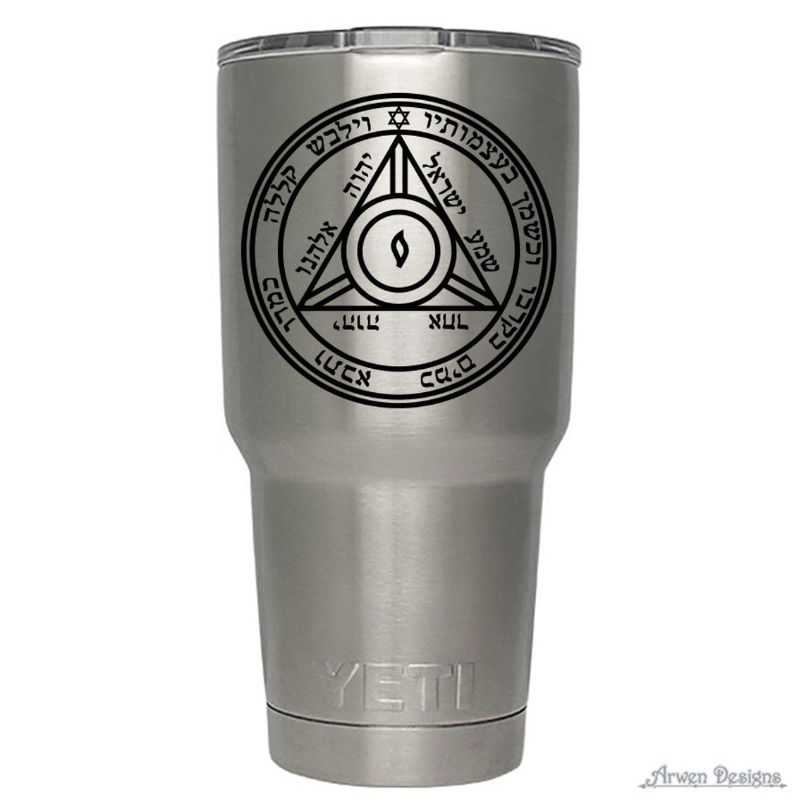 Seal of Solomon, Fourth Pentacle of Saturn, Vinyl CAR DECAL, Occult ...
