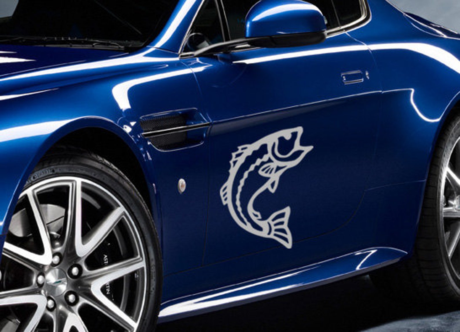 Bass Fishing DECAL Vinyl Car Decal Fish Sticker | Etsy