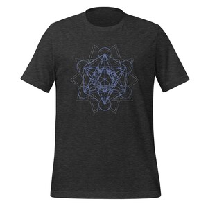 Metatron's Cube Unisex T-shirt, Sacred Geometry, Metaphysical Clothing ...