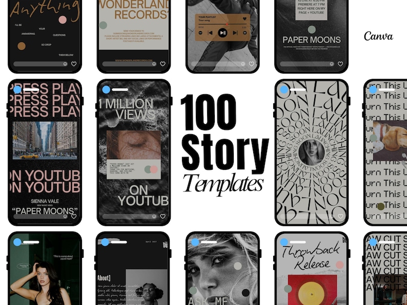Music Business Instagram Templates for 2026: Social Media Posts for ...