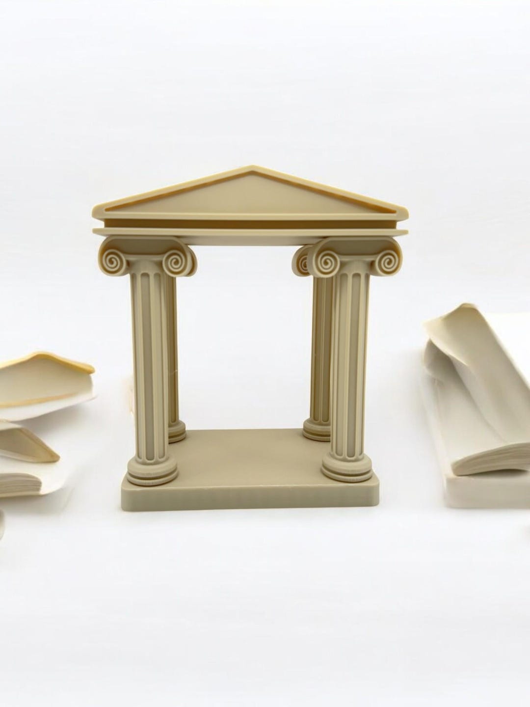 Bookends Greek Building/antique Column Bookends/book Corner Decor ...