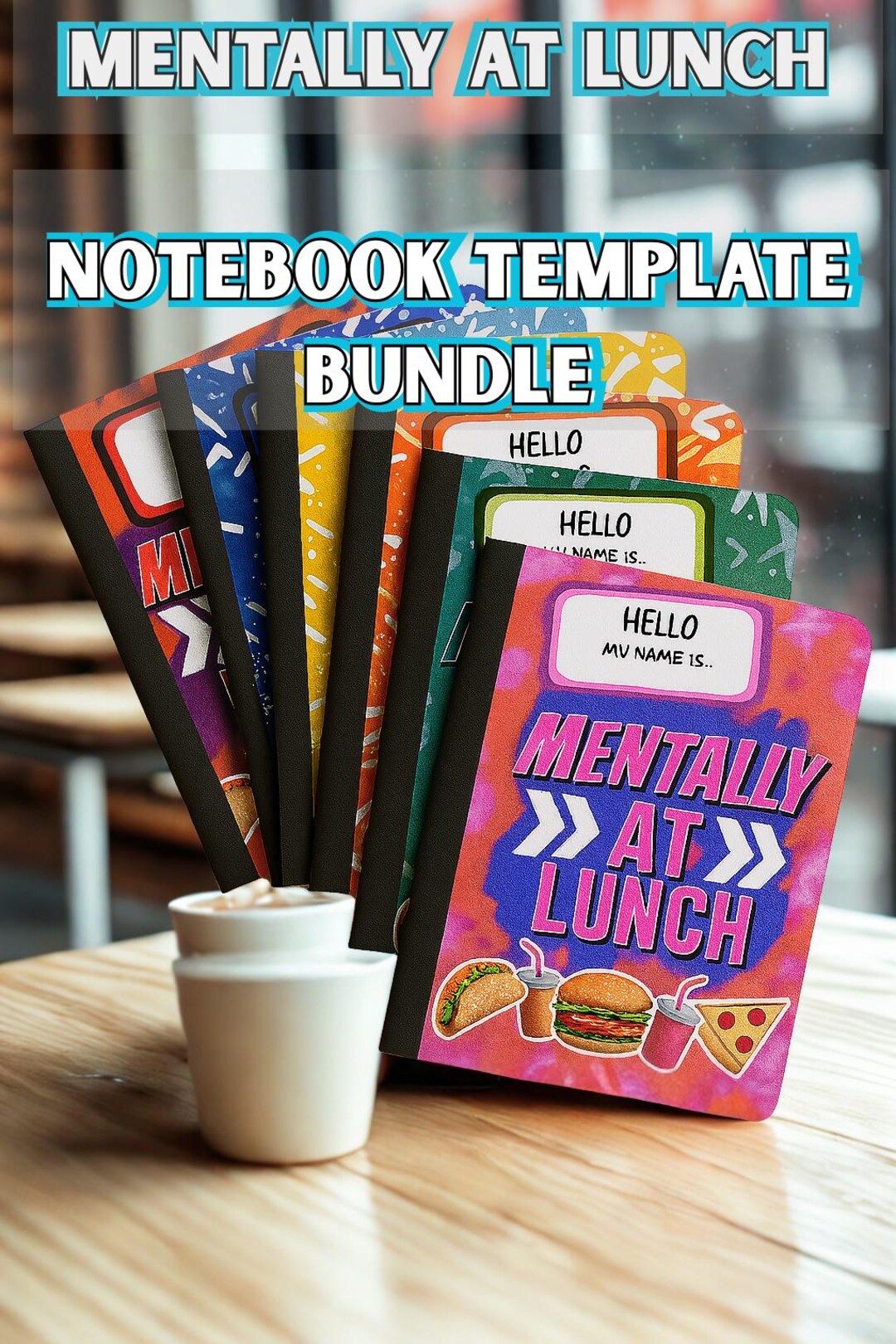 Editable Notebook Cover Bundle – 7 Funny Canva Designs for Kids ...
