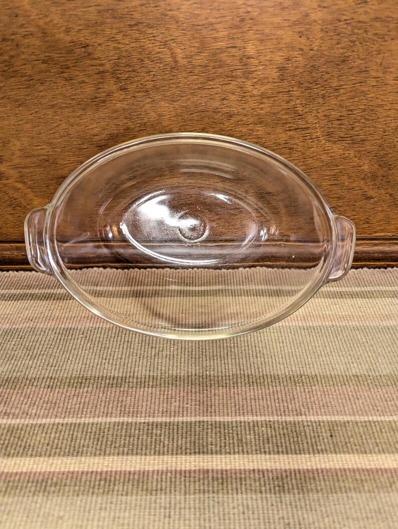 Vintage Pyrex Clear Glass Casserole Dish With Lid: 1-qt Ovenware - Etsy