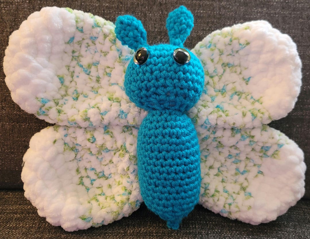 Fluffy Butterfly Stuffed Animal - Etsy
