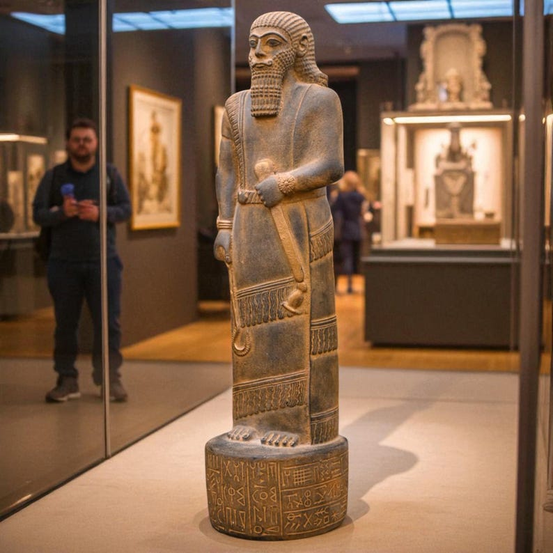 King Sargon II Statue – Symbol of Imperial Power, Divinity, and Ancient ...