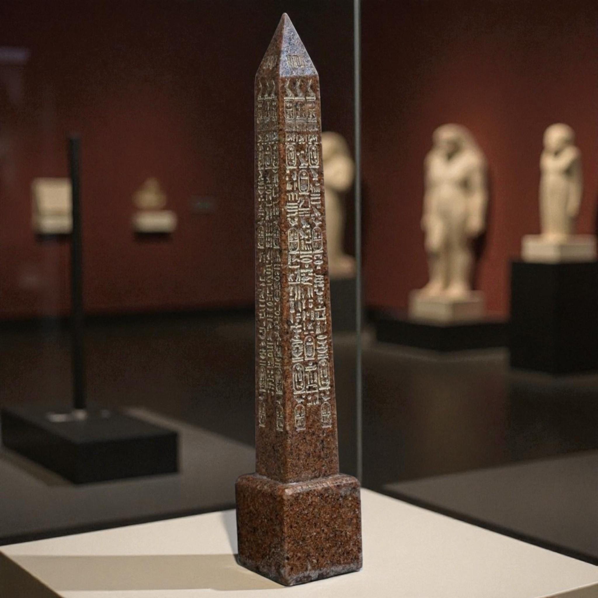 Ancient Egyptian Obelisk Statue | Monument of Power & Eternity | Rare ...