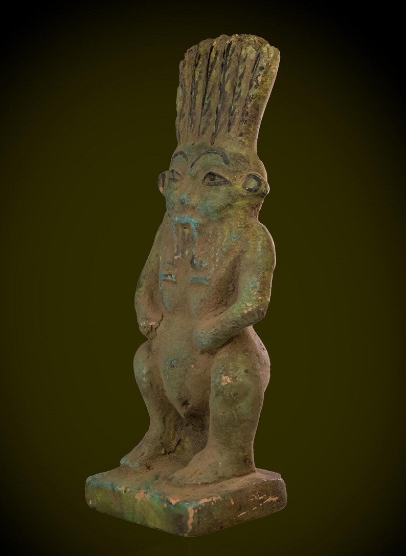 Ancient Egyptian God Bes Statue: Protector of Home & Fertility - Etsy