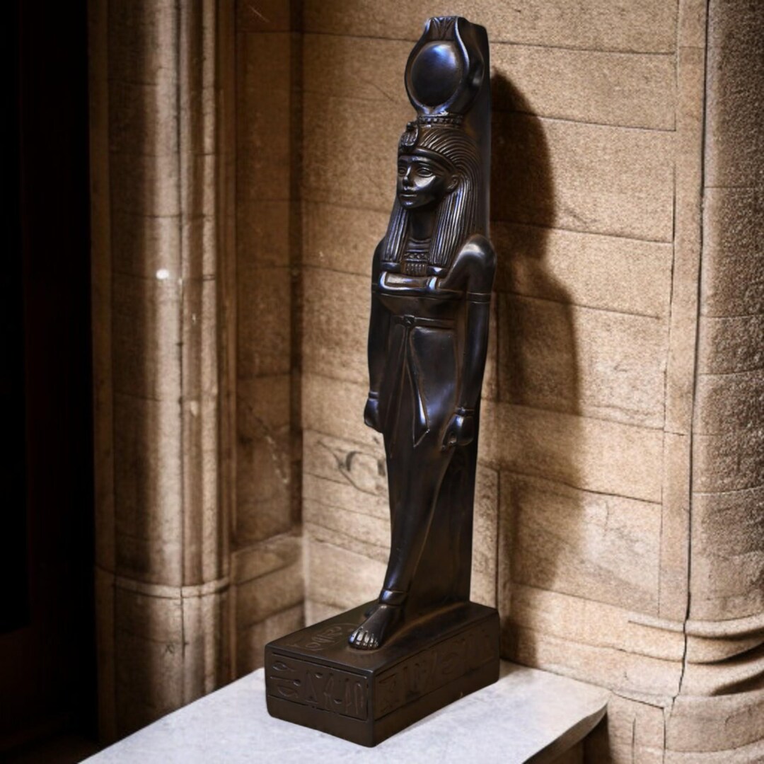 Ancient Egyptian Goddess Hathor Statue: Goddess of Joy, Music – Rare ...