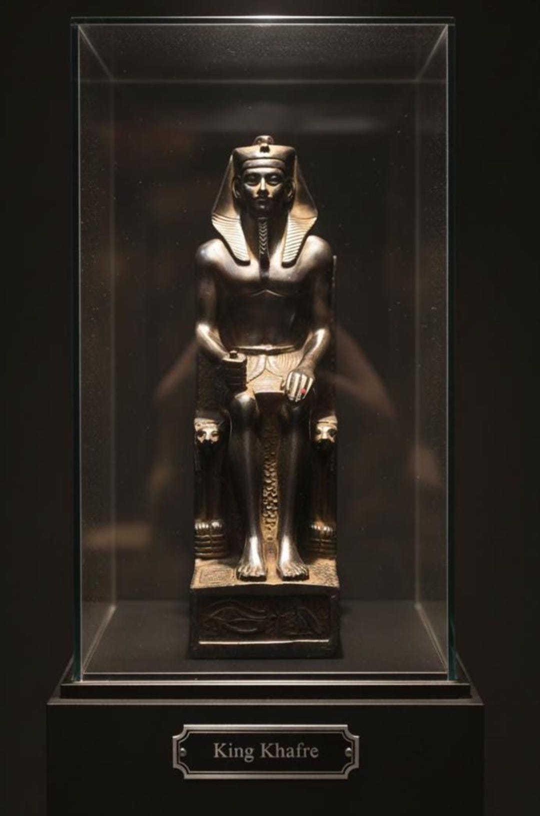 Ancient Egyptian King Khafre Statue: Pharaoh of the Old Kingdom, Rare ...