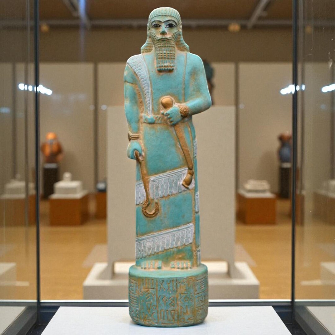 King Sargon II Statue – the Mighty Neo-assyrian Ruler and Guardian of ...