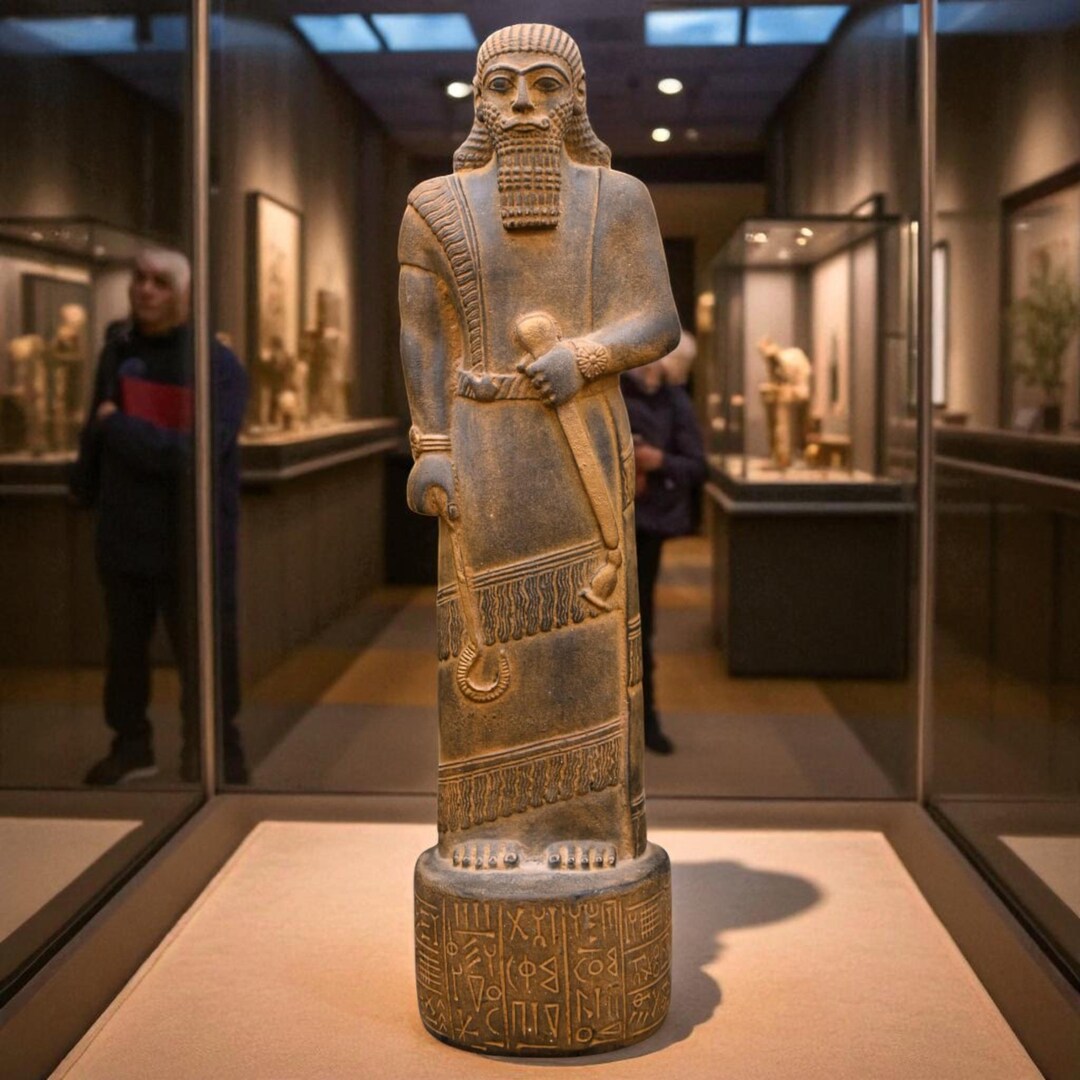 King Sargon II Statue – Symbol of Imperial Power, Divinity, and Ancient ...