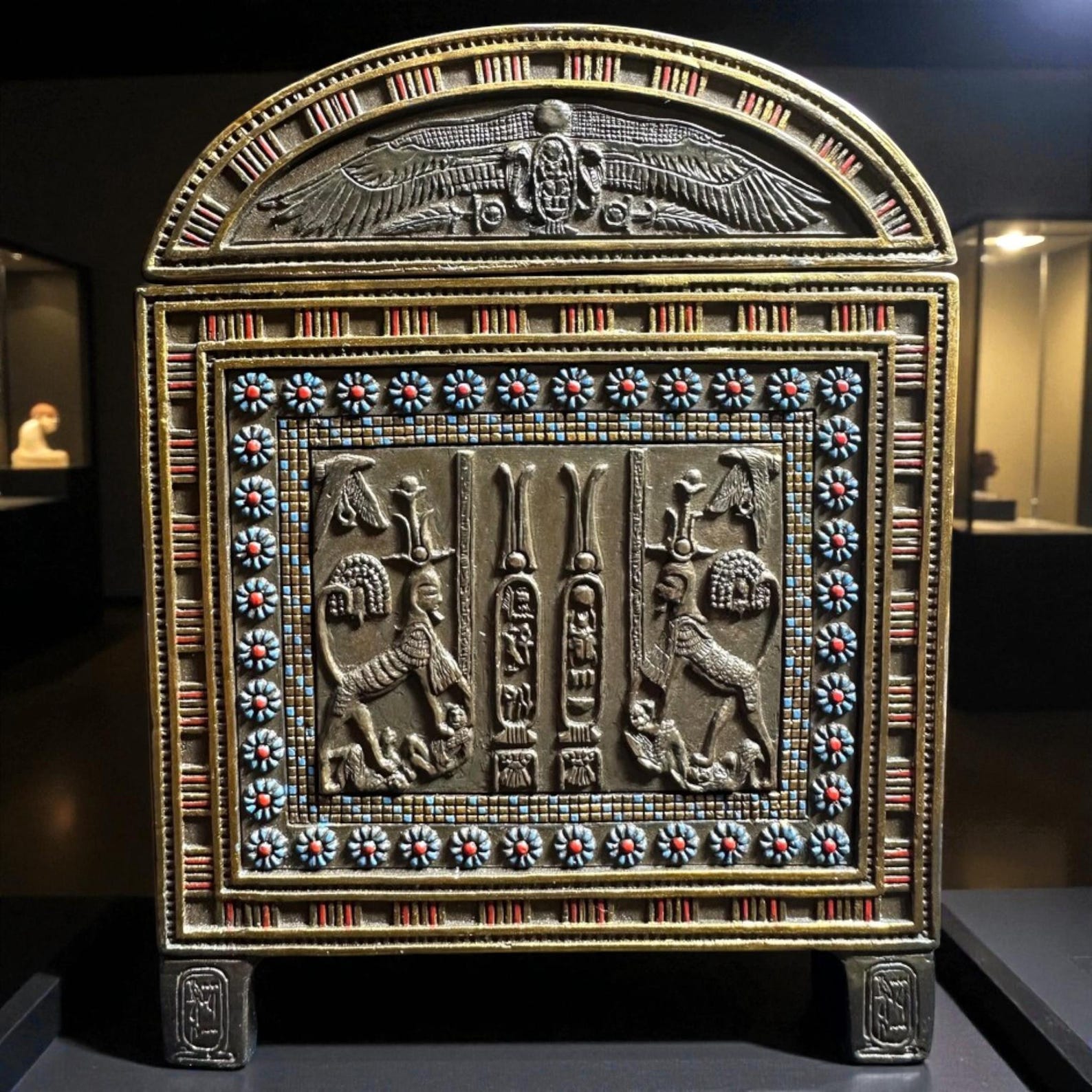 Ancient Egyptian Jewelry Box: Decorative Treasure Inspired by Pharaohs ...
