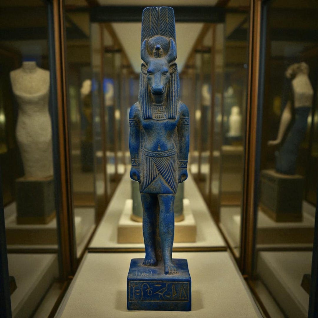Ancient Egyptian Montu God Statue: Deity of Valor - Etsy