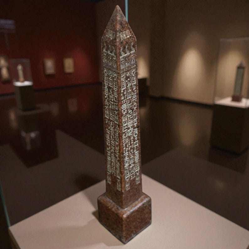 Ancient Egyptian Obelisk Statue | Monument of Power & Eternity | Rare ...