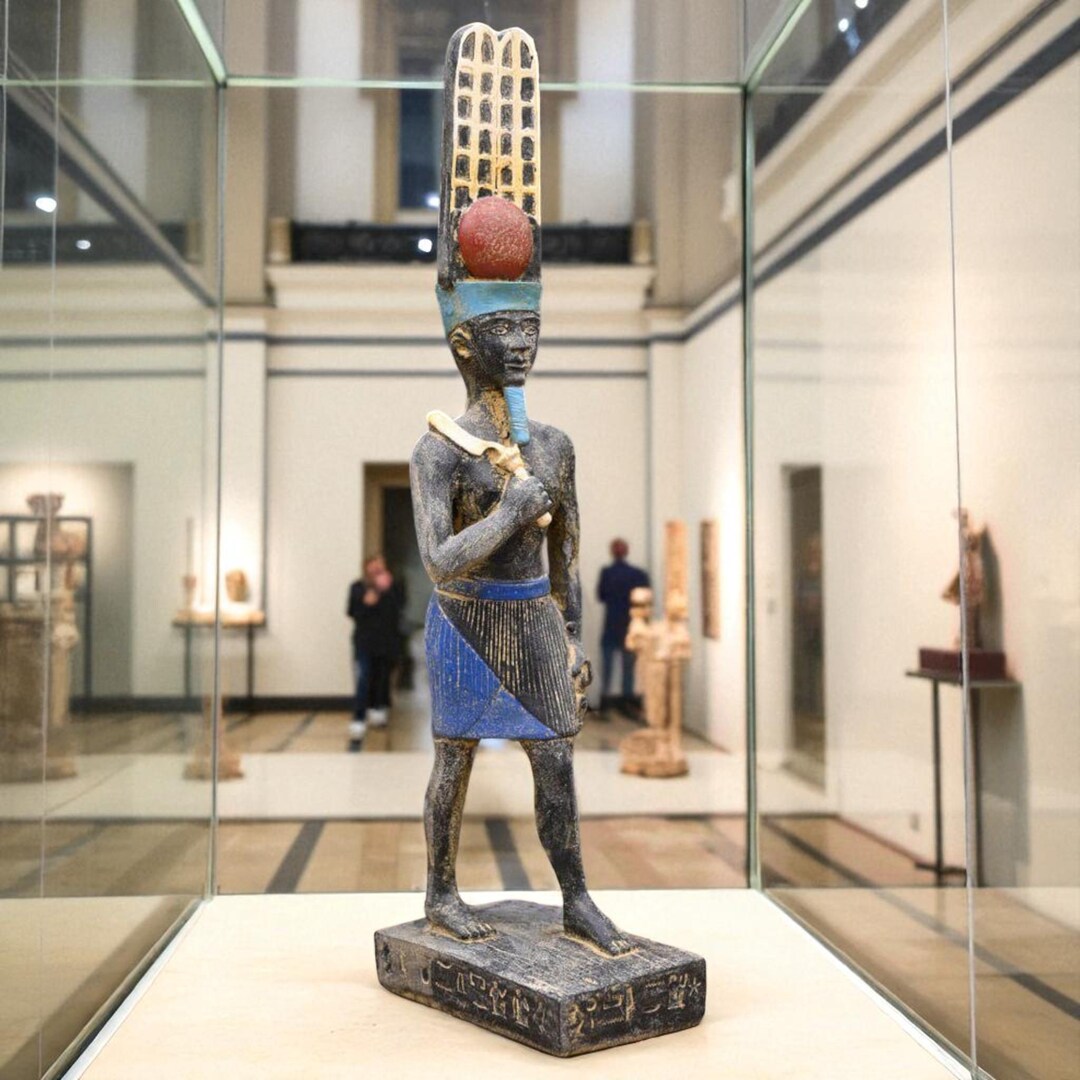 Ancient Egyptian Amun Ra Statue | King of the Gods | Rare Pharaonic ...