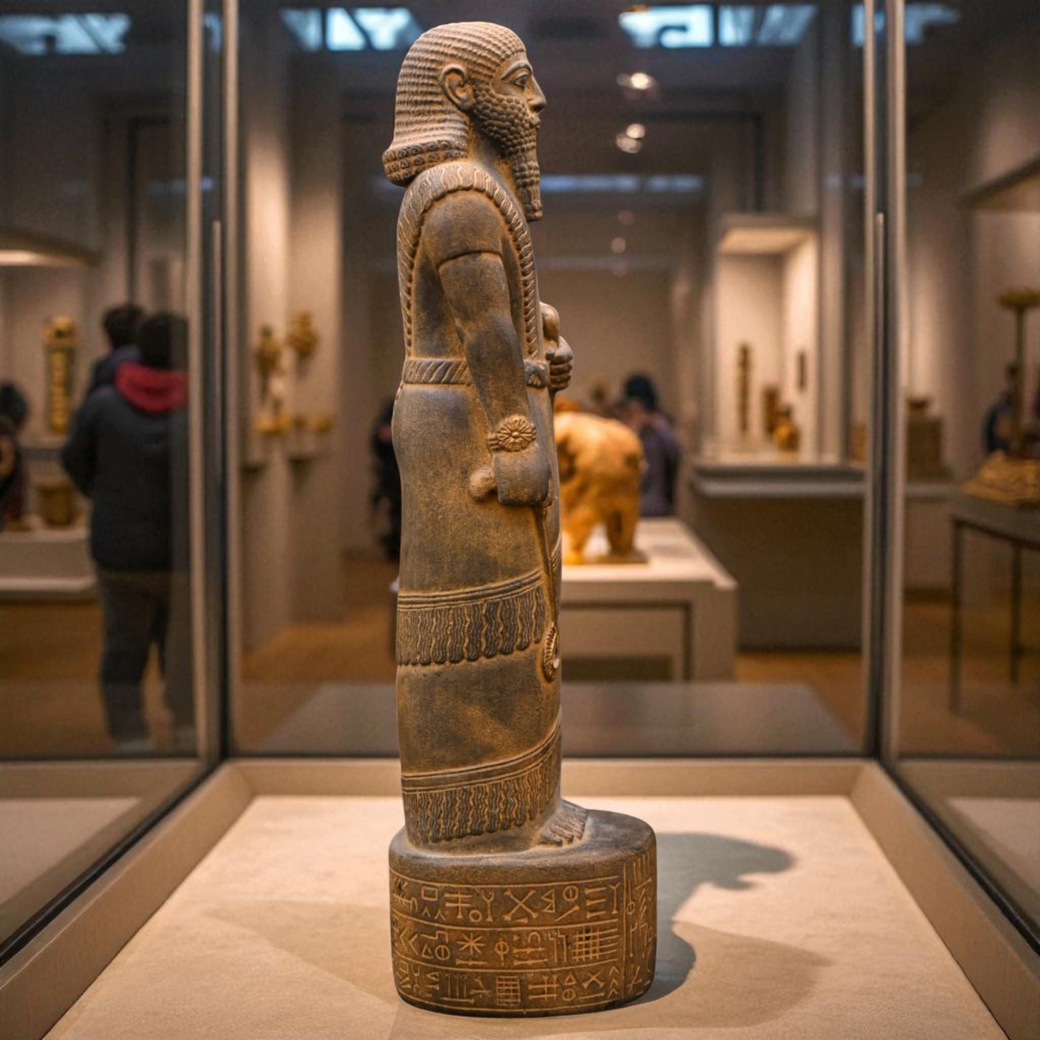 King Sargon II Statue – Symbol of Imperial Power, Divinity, and Ancient ...