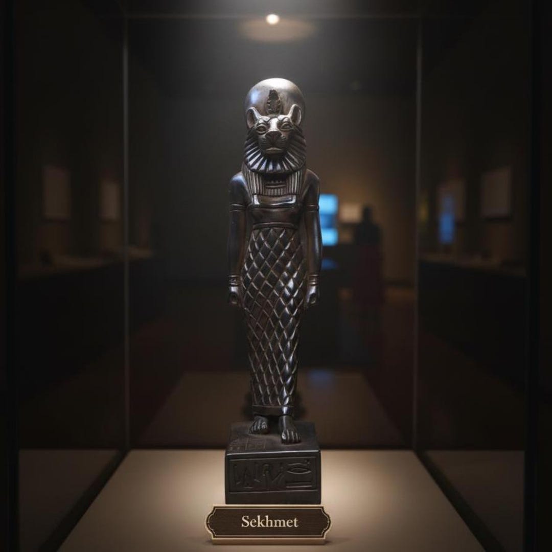 Ancient Egyptian Sekhmet Statue: Protector Deity of War, Rare Pharaonic ...