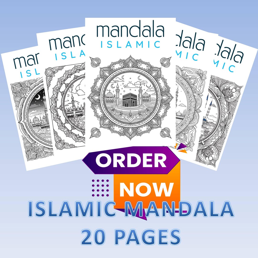 20 Beautiful Islamic Mandala Coloring Pages, Printable Coloring Pages ...