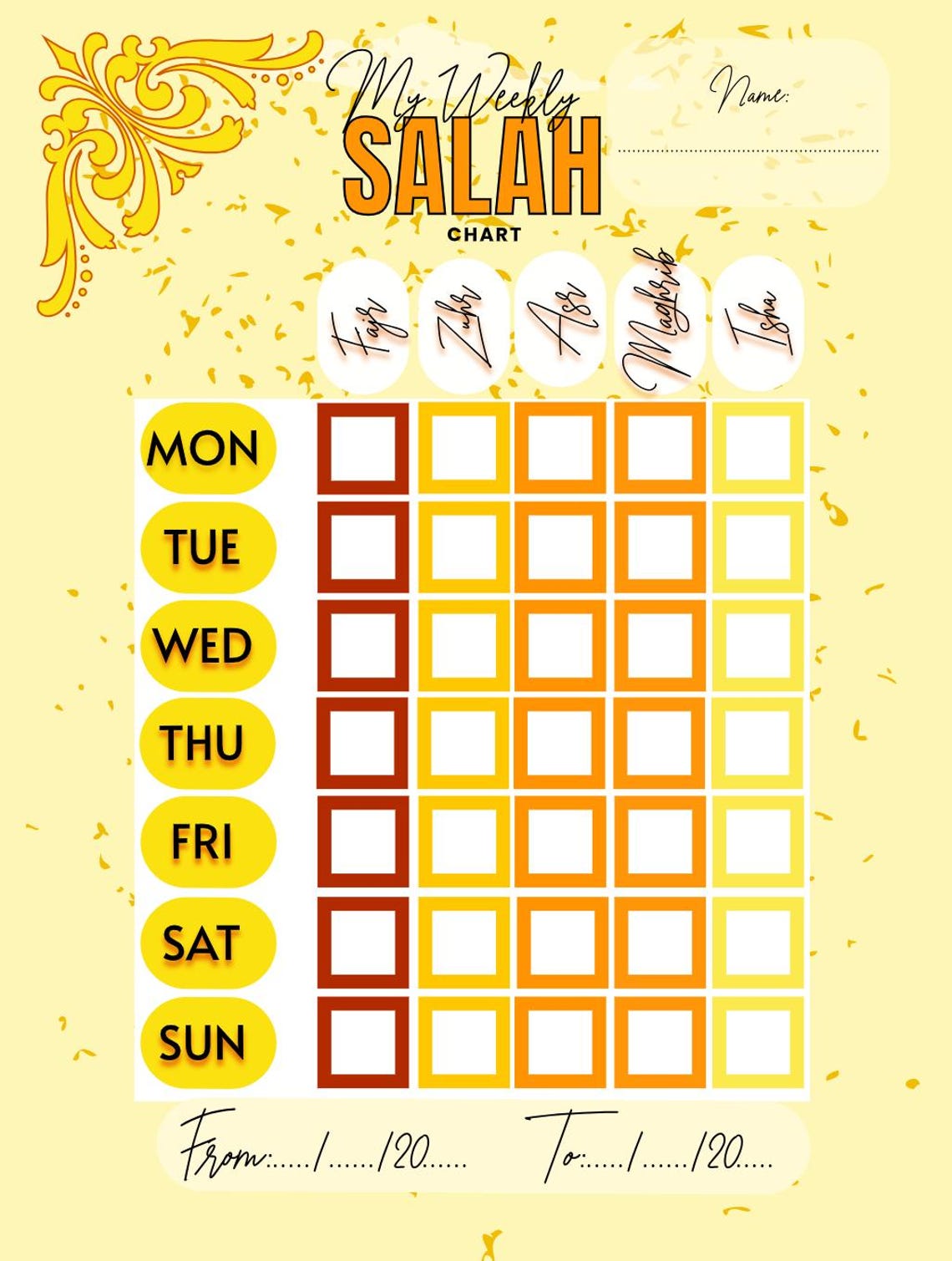 5 Useful Salah Trackers for Kids Daily & Weekly Islamic Prayer Chart ...