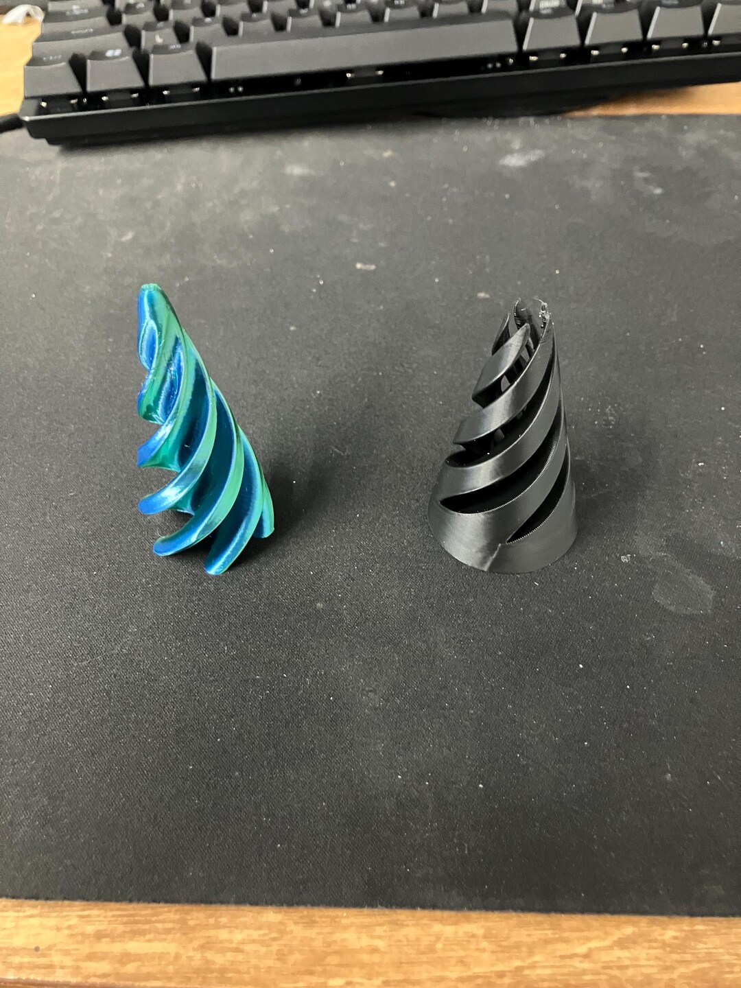 Blue Green Pass Through Cone - Etsy
