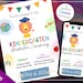 Editable Kindergarten Preschool Graduation Invite Template Canva ...