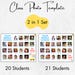 Editable School Class Photo Template in Canva, Colorful Template,20 21 ...