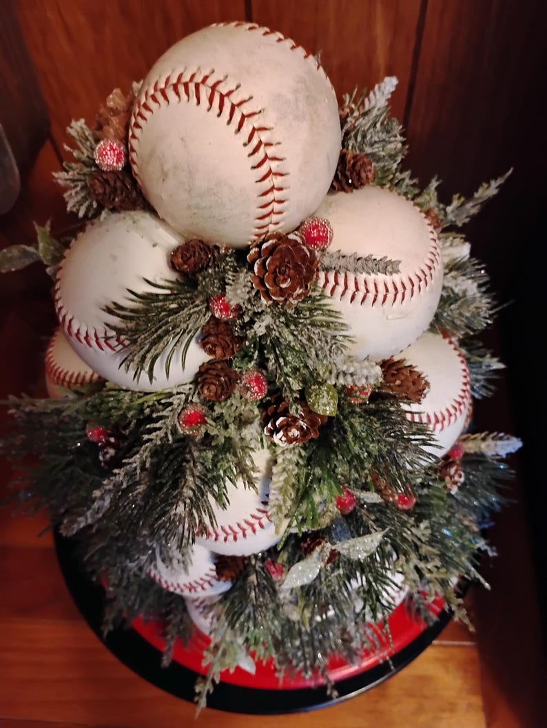 Baseball Christmas Tree Free Shipping - Etsy