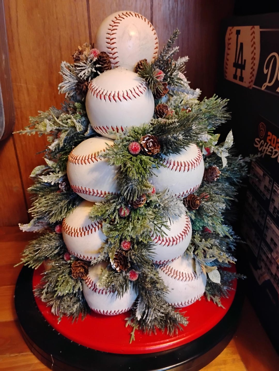 Baseball Christmas Tree Free Shipping - Etsy