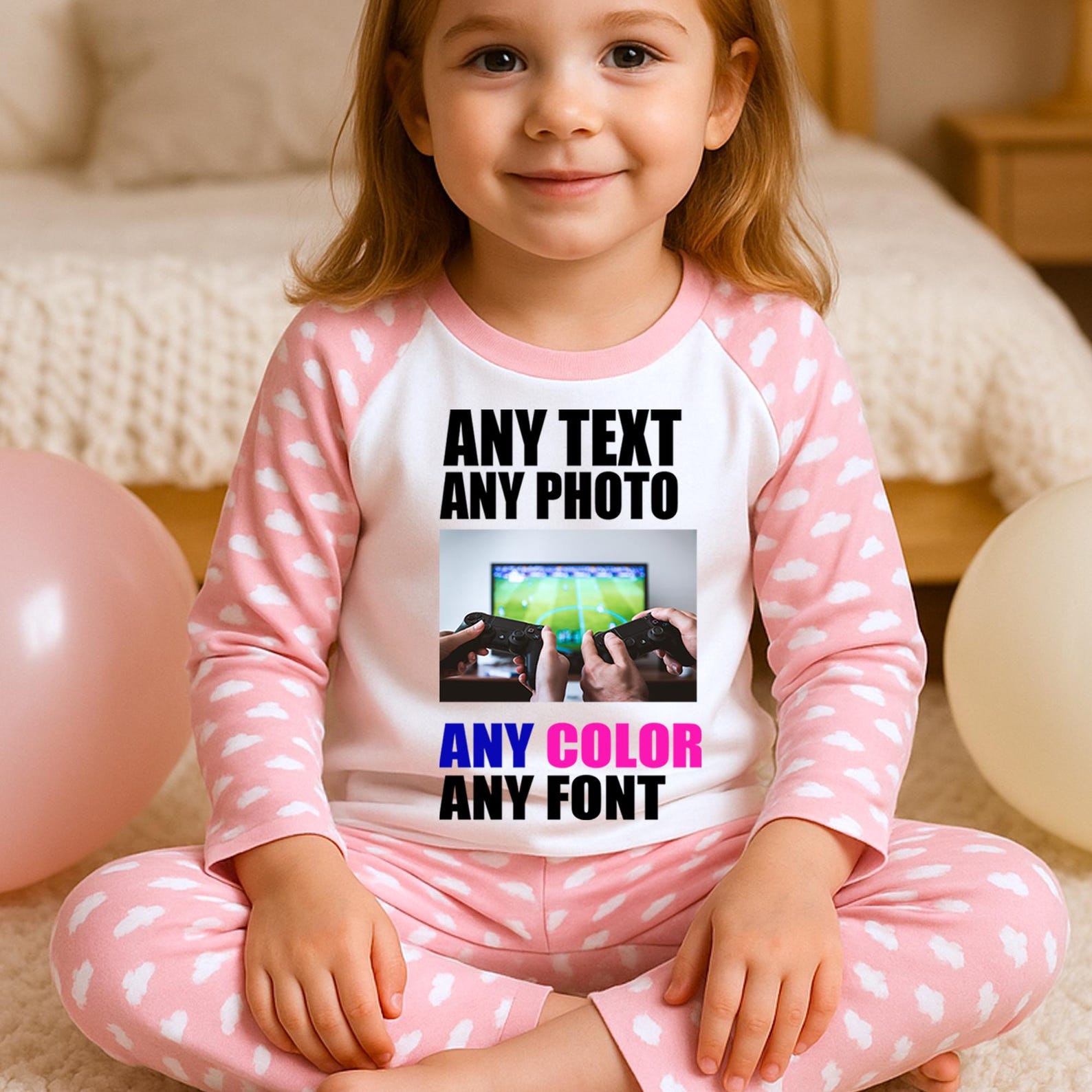 Personalized Toddler Pyjamas: Custom Birthday Nightwear - Etsy UK