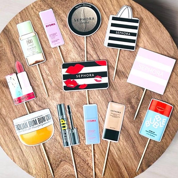 Sephora Paper Makeup - Etsy UK